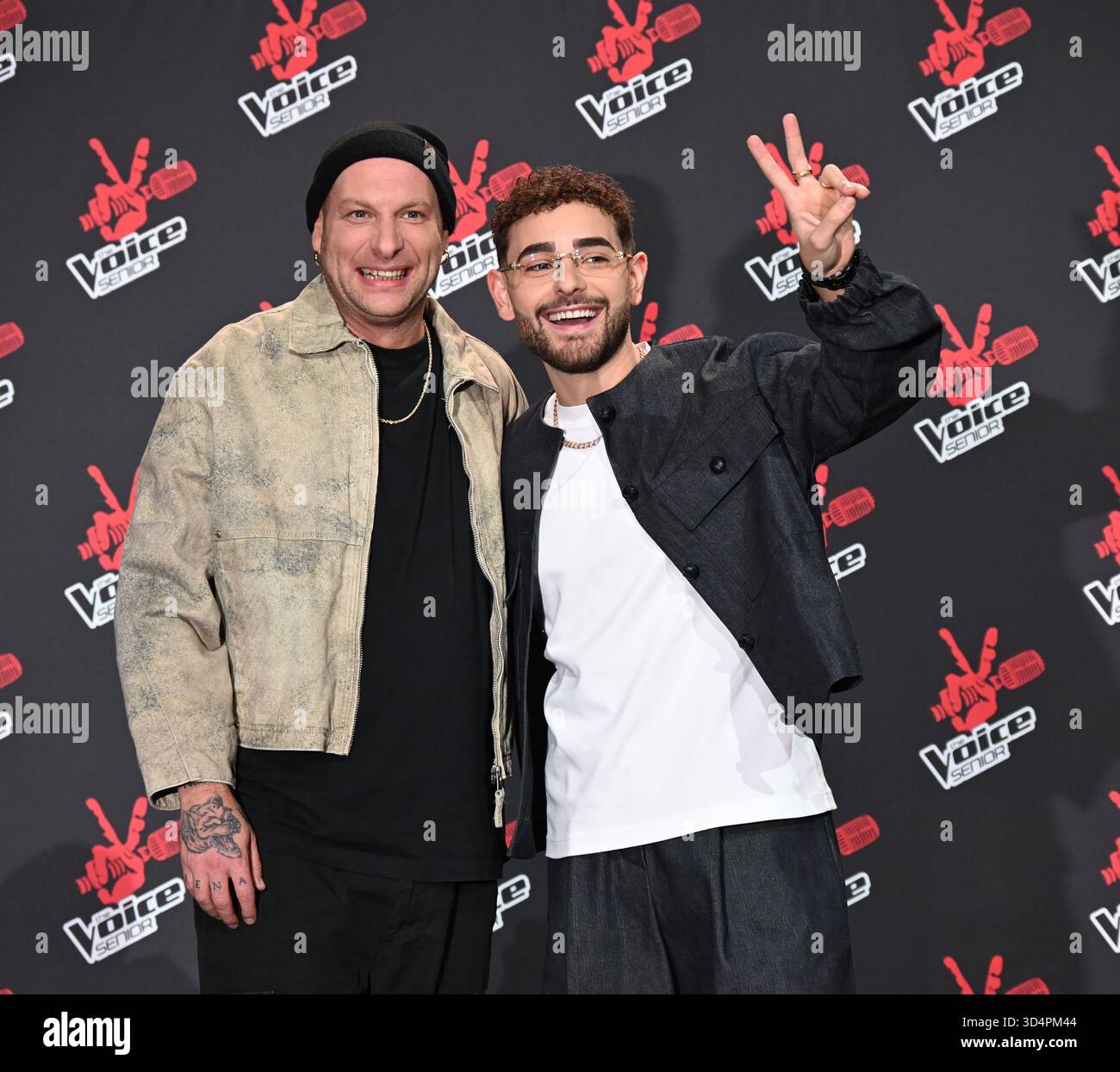 Milan, Italy The Voice Senior photocall host and coaches. In the photo ...