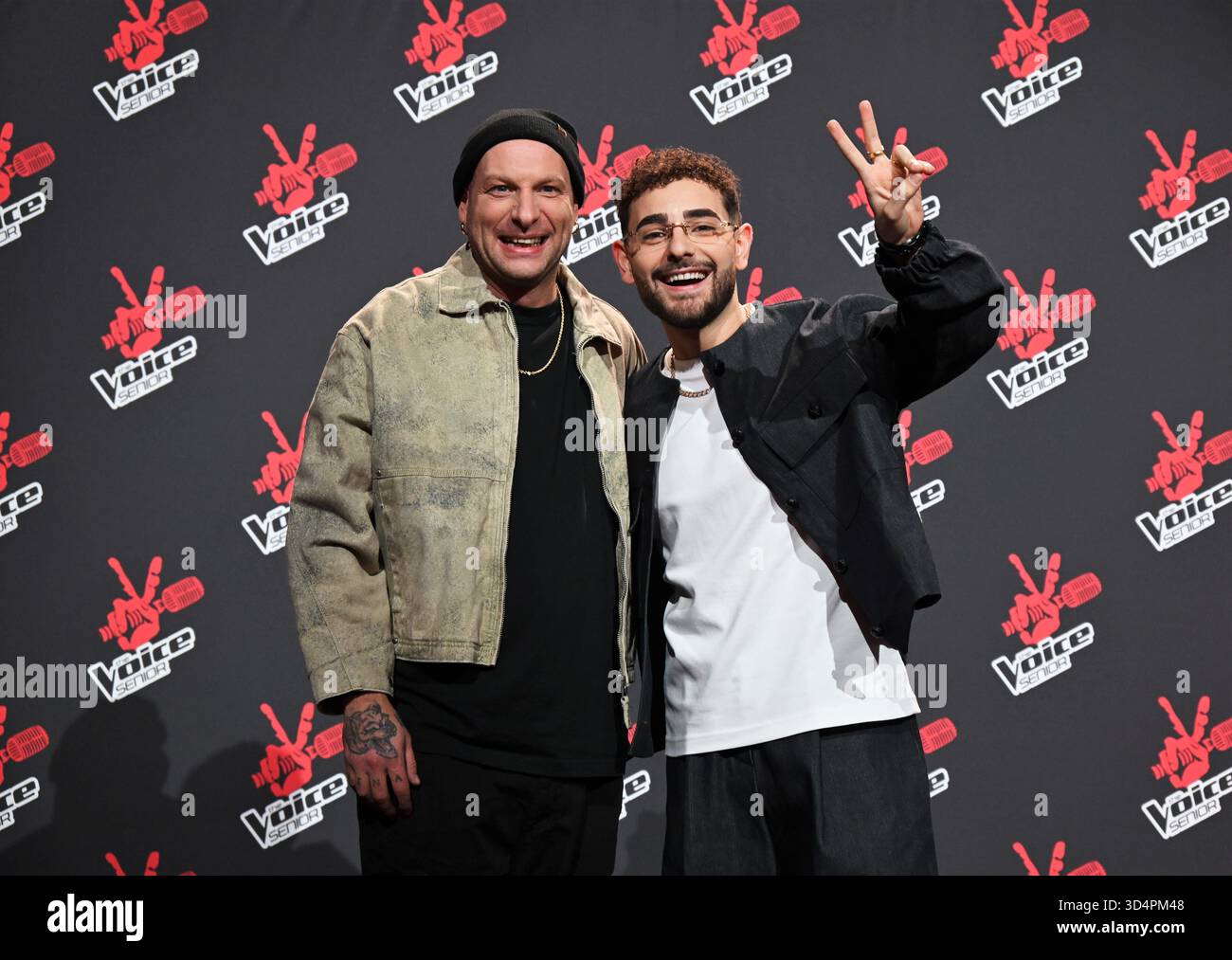 Milan, Italy The Voice Senior photocall host and coaches. In the photo ...