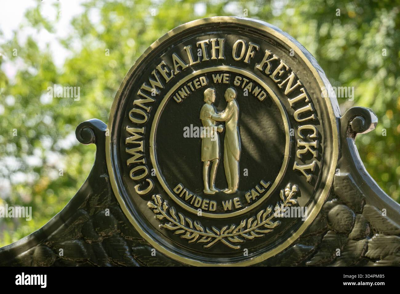 Commonwealth of kentucky plaque sign logo seal marker information hi ...