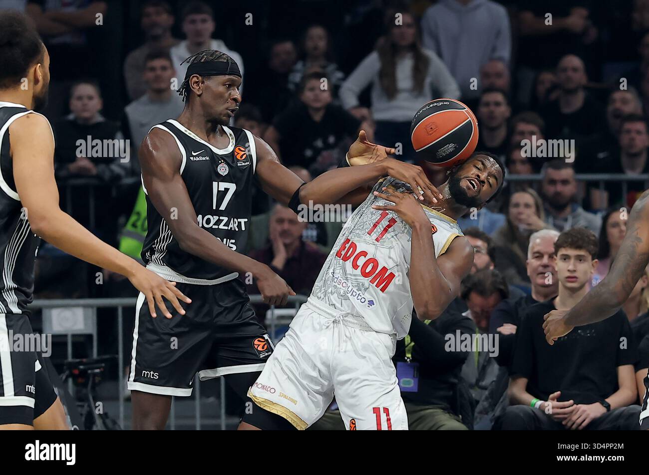 Belgrade, Serbia. 11th Nov, 2025. AS Monaco's Alpha Diallo during ...