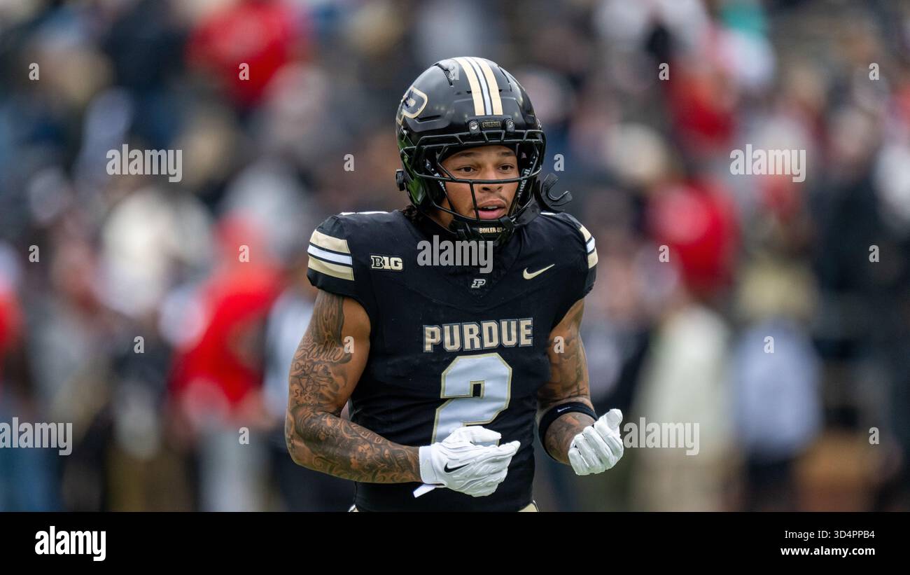 Purdue wide receiver Michael Jackson III (2) during an NCAA college ...