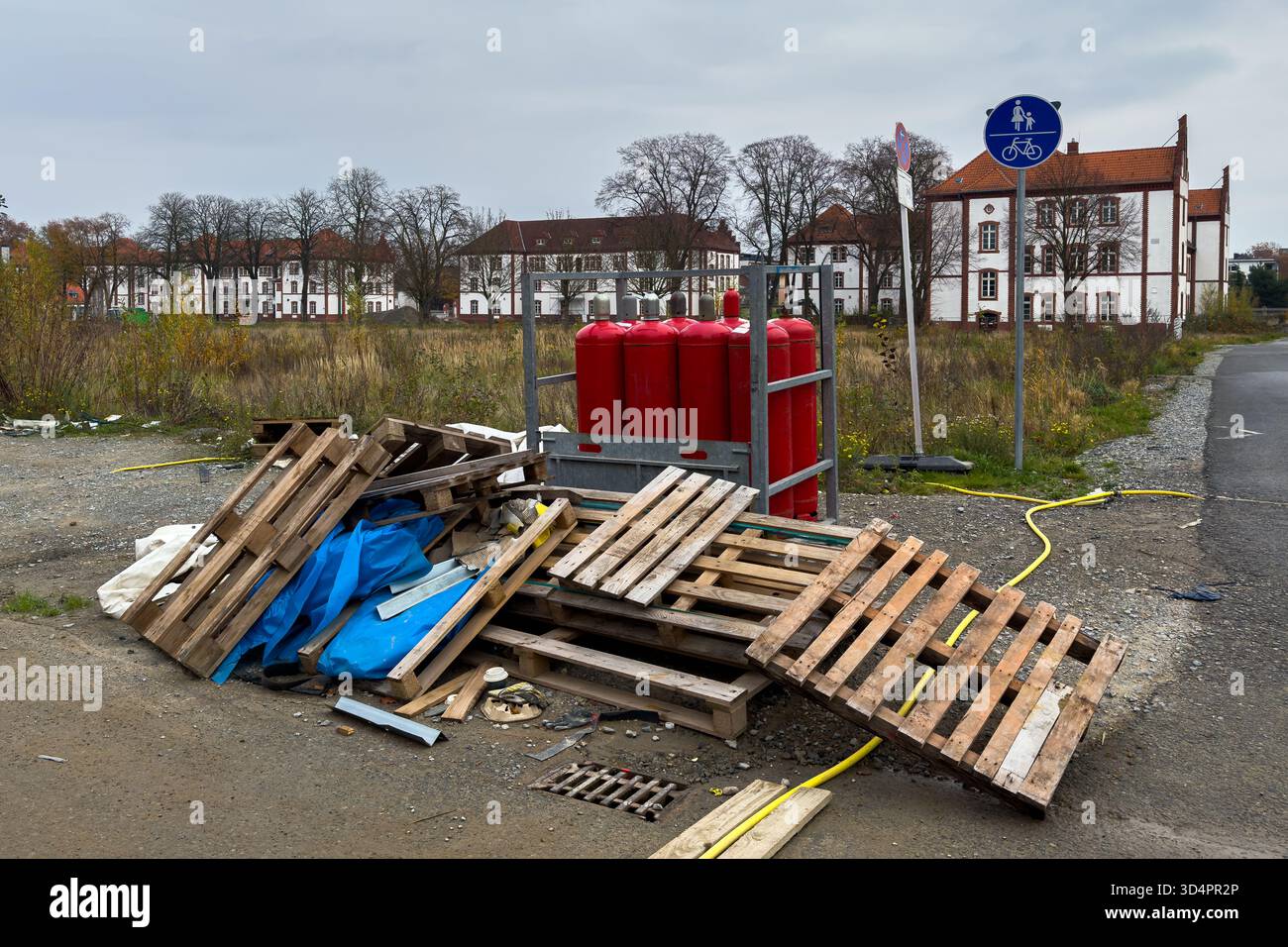Construction waste including wooden hi-res stock photography and images ...