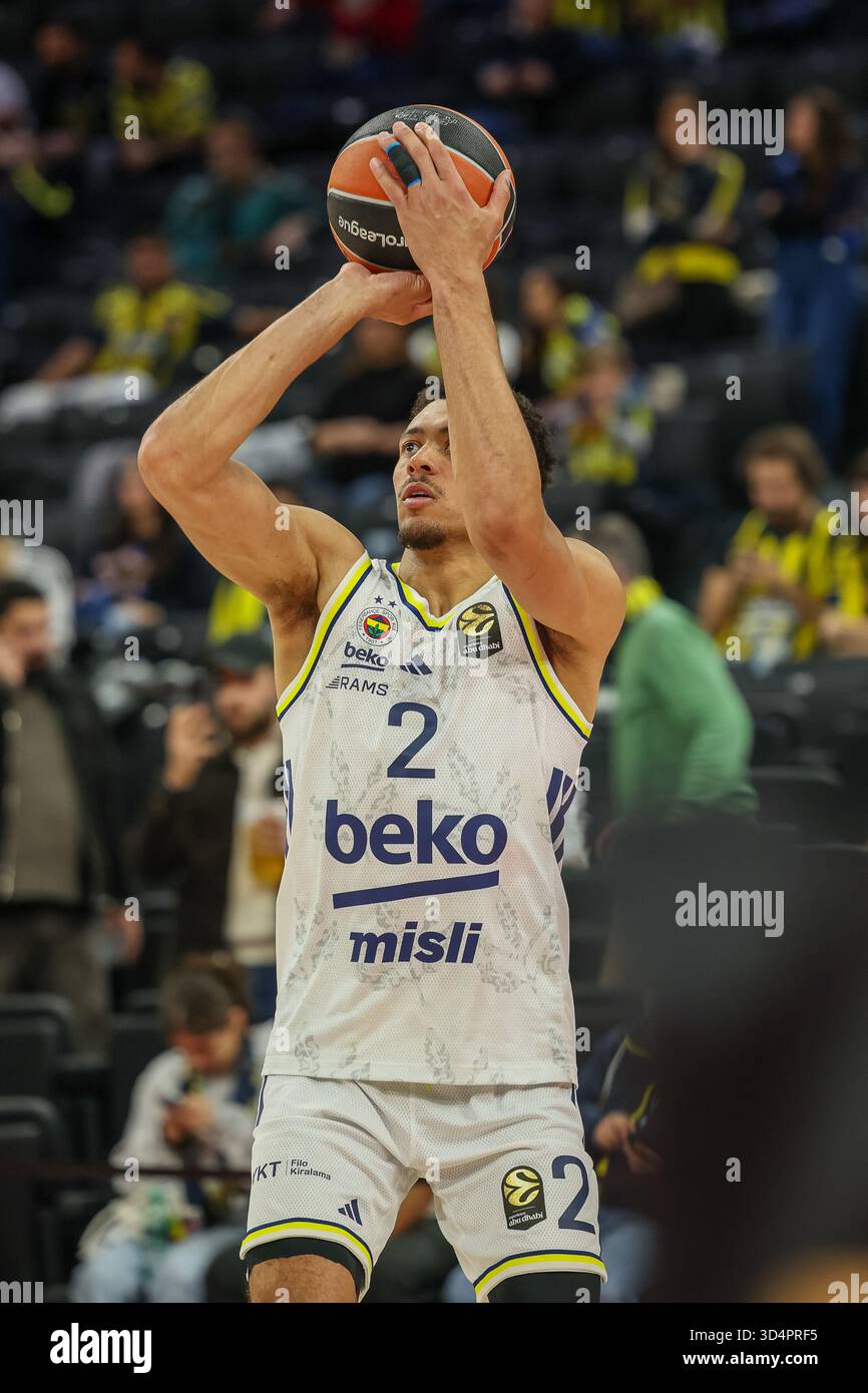 Wade Baldwin (Fenerbahce Beko Istanbul, #02) with ball, GER, Fenerbahce ...