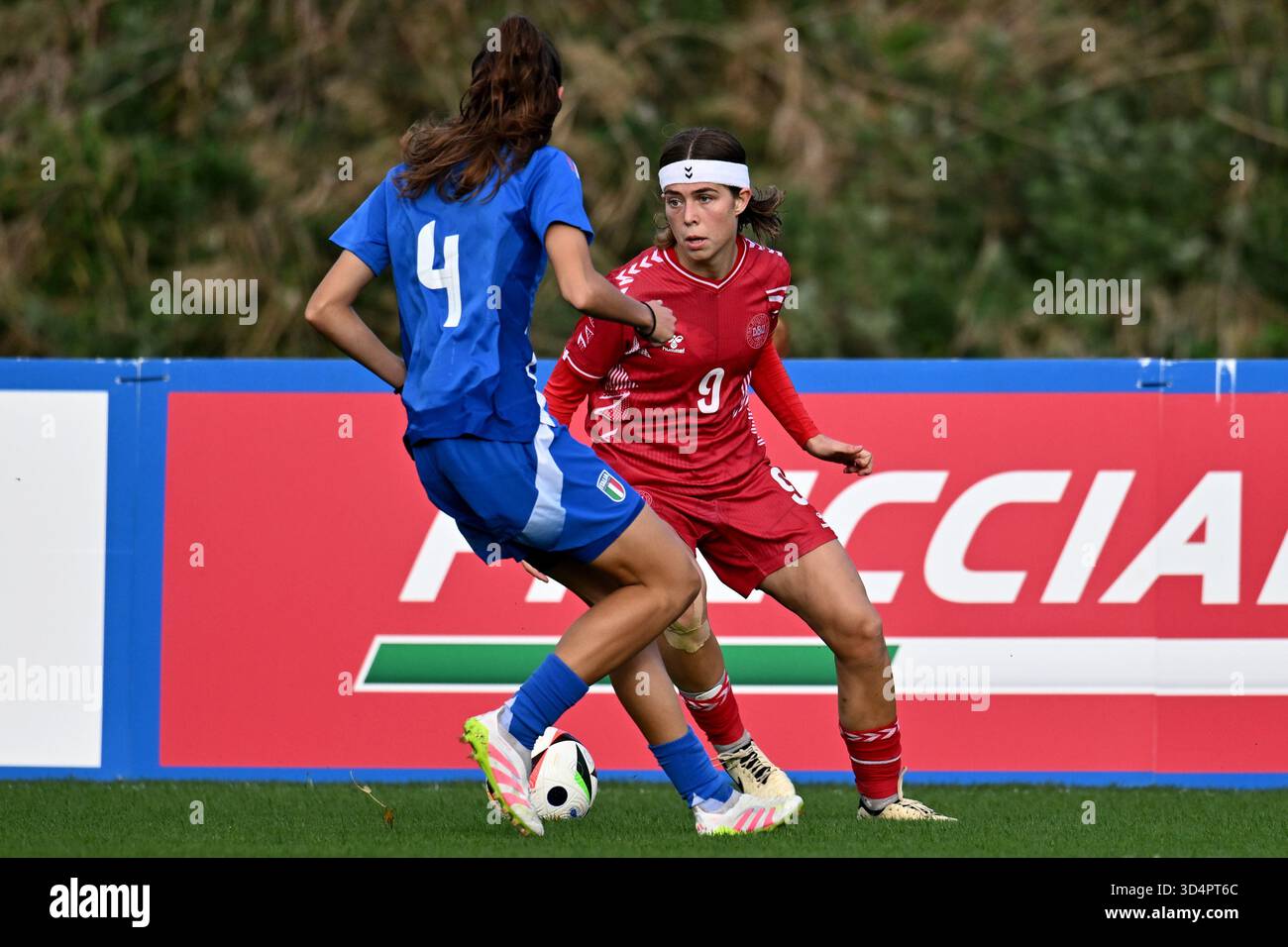 Pisa, Italy, October 23th 2025: Flora Hojer of Denmark Women U19 during ...