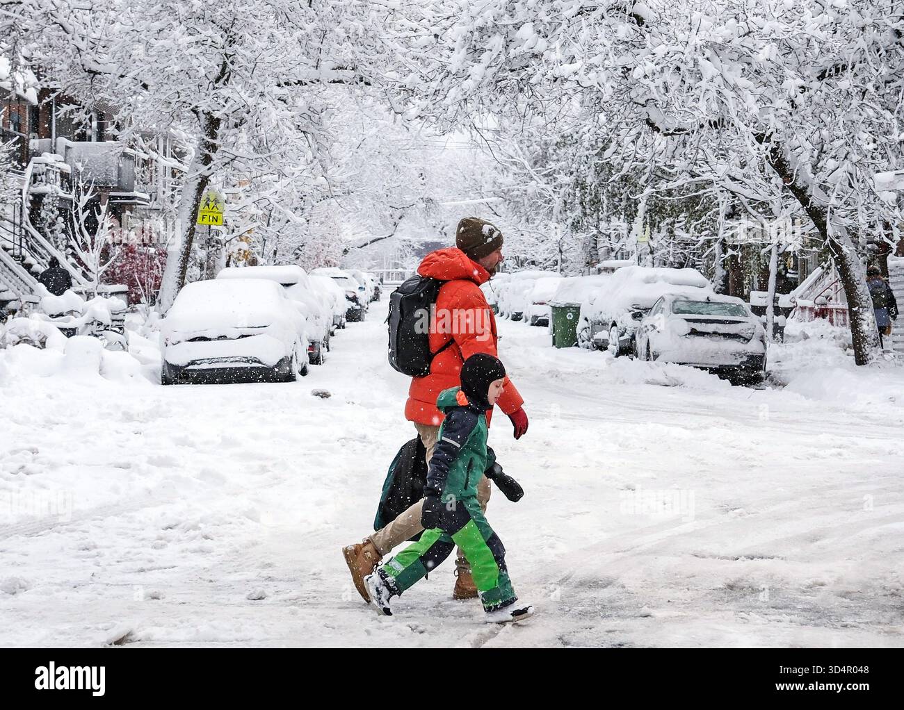November 11, 2025, Montreal, Quebec, Canada: Montreal was caught ...