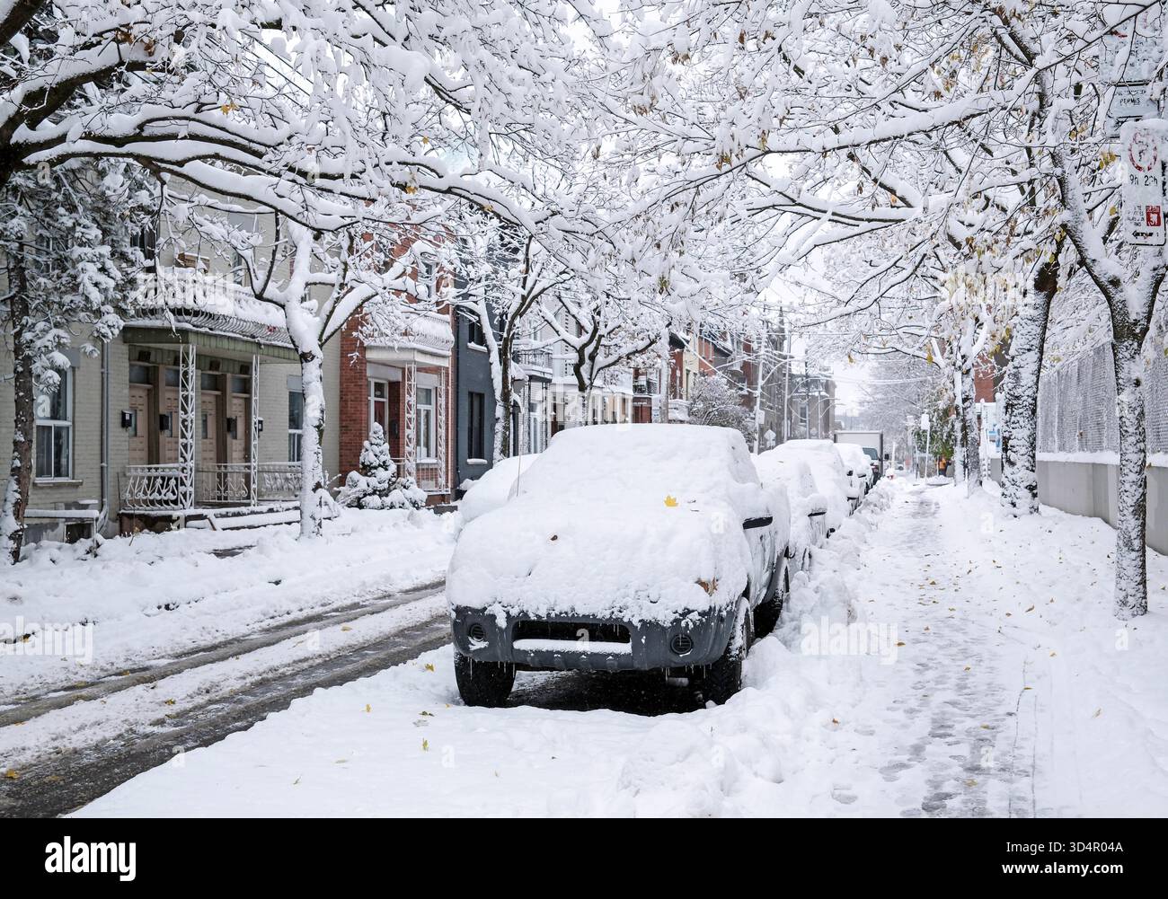 November 11, 2025, Montreal, Quebec, Canada: Montreal was caught ...