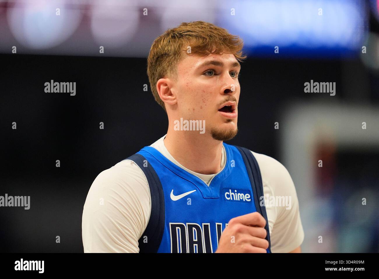 Dallas Mavericks' Cooper Flagg watches play against the Washington ...