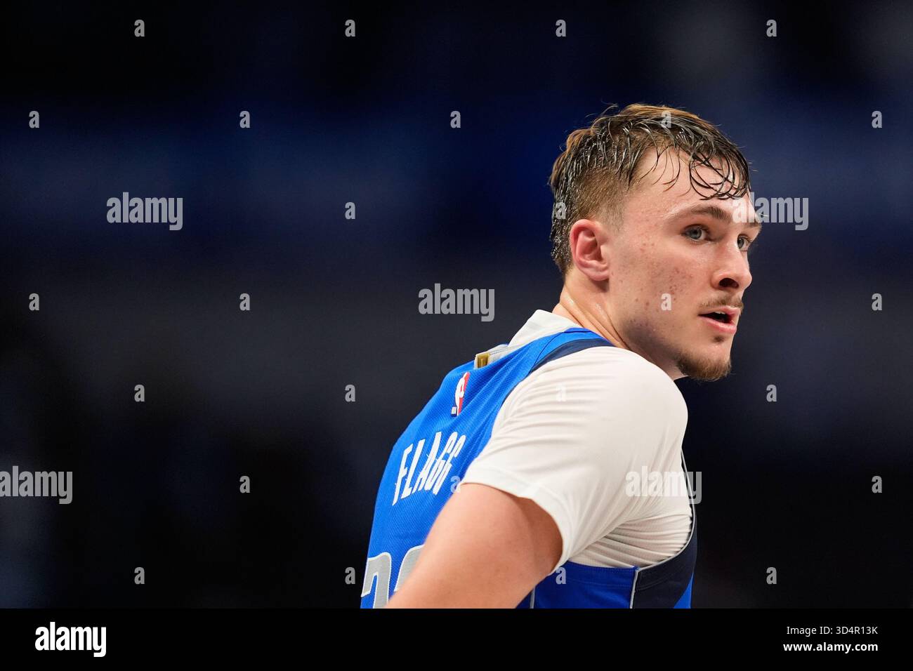 Dallas Mavericks' Cooper Flagg works against the Washington Wizards ...