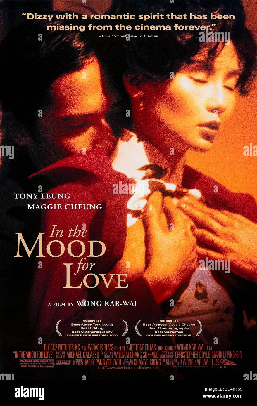 In the Mood for Love (2000) directed by Wong Kar-wai and starring Tony ...