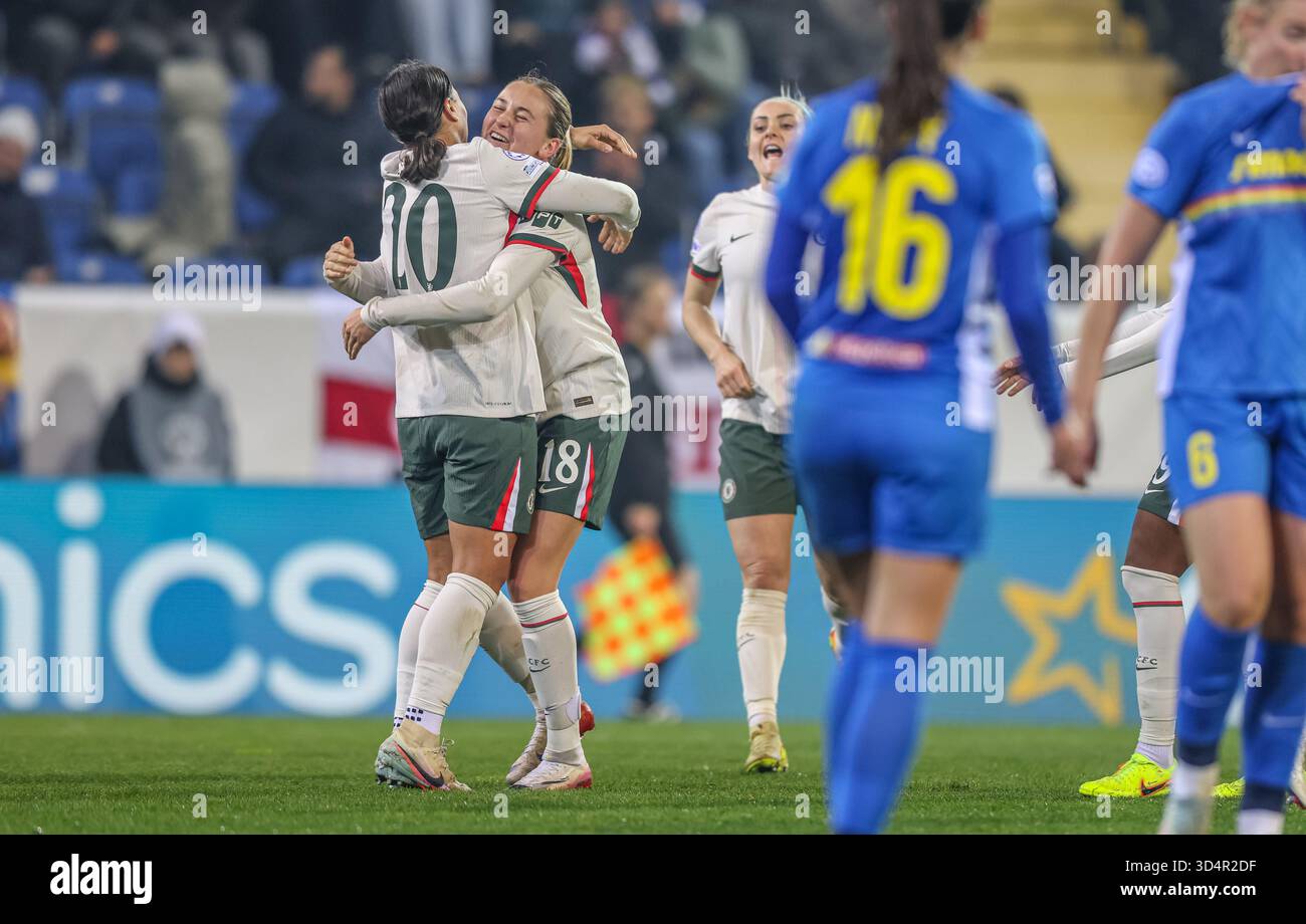 AUT, Munich, SKN St. Pölten vs Chelsea London, Women's Champions League ...