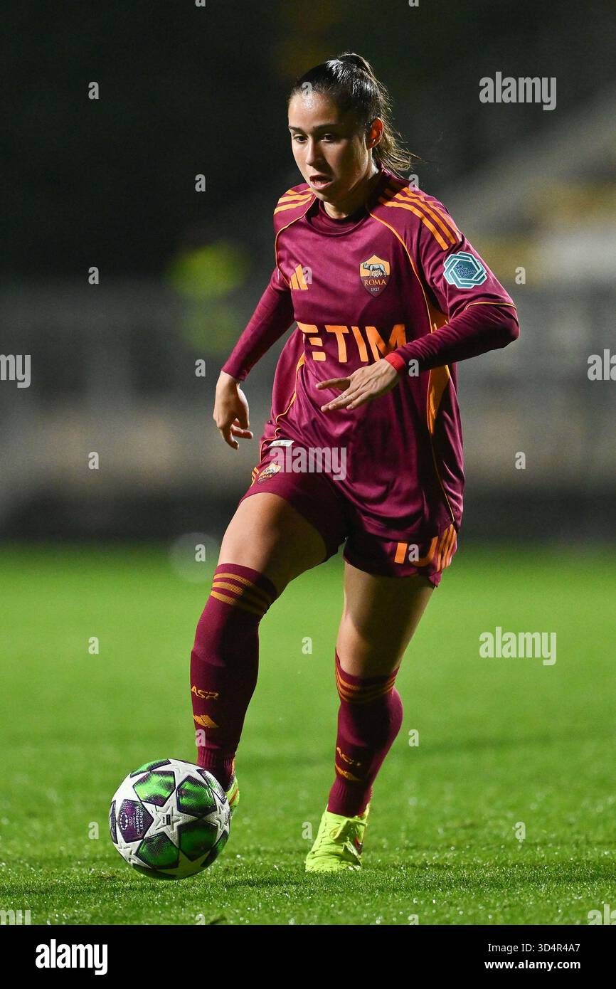 Giulia Dragoni of A.S. Roma Femminile is in action during the Women's ...