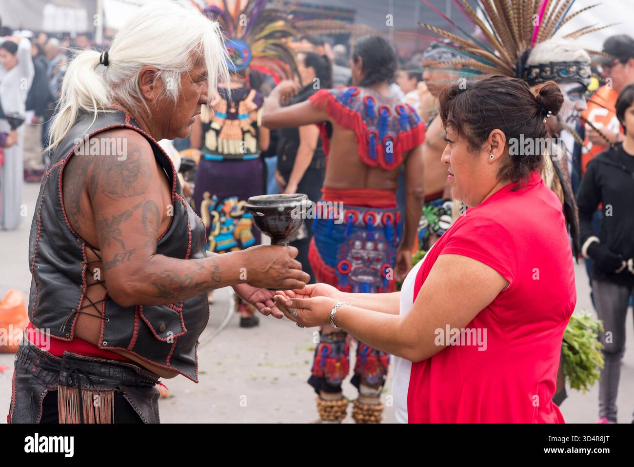 Mexico aztec ritual hi-res stock photography and images - Alamy