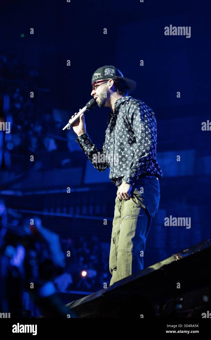 Puerto Rican singer, Armando Mora Quintero known as Mora performs at ...