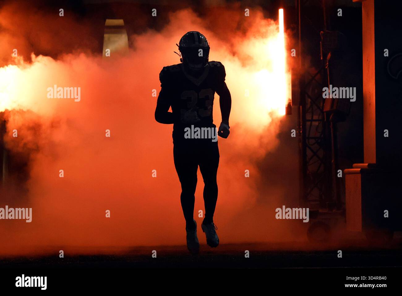 New Orleans Saints safety Jonas Sanker (33) runs out on the field ...