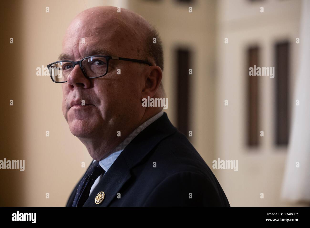 House Rules Committee Ranking Member Jim McGovern (D-Mass.) looks on ...