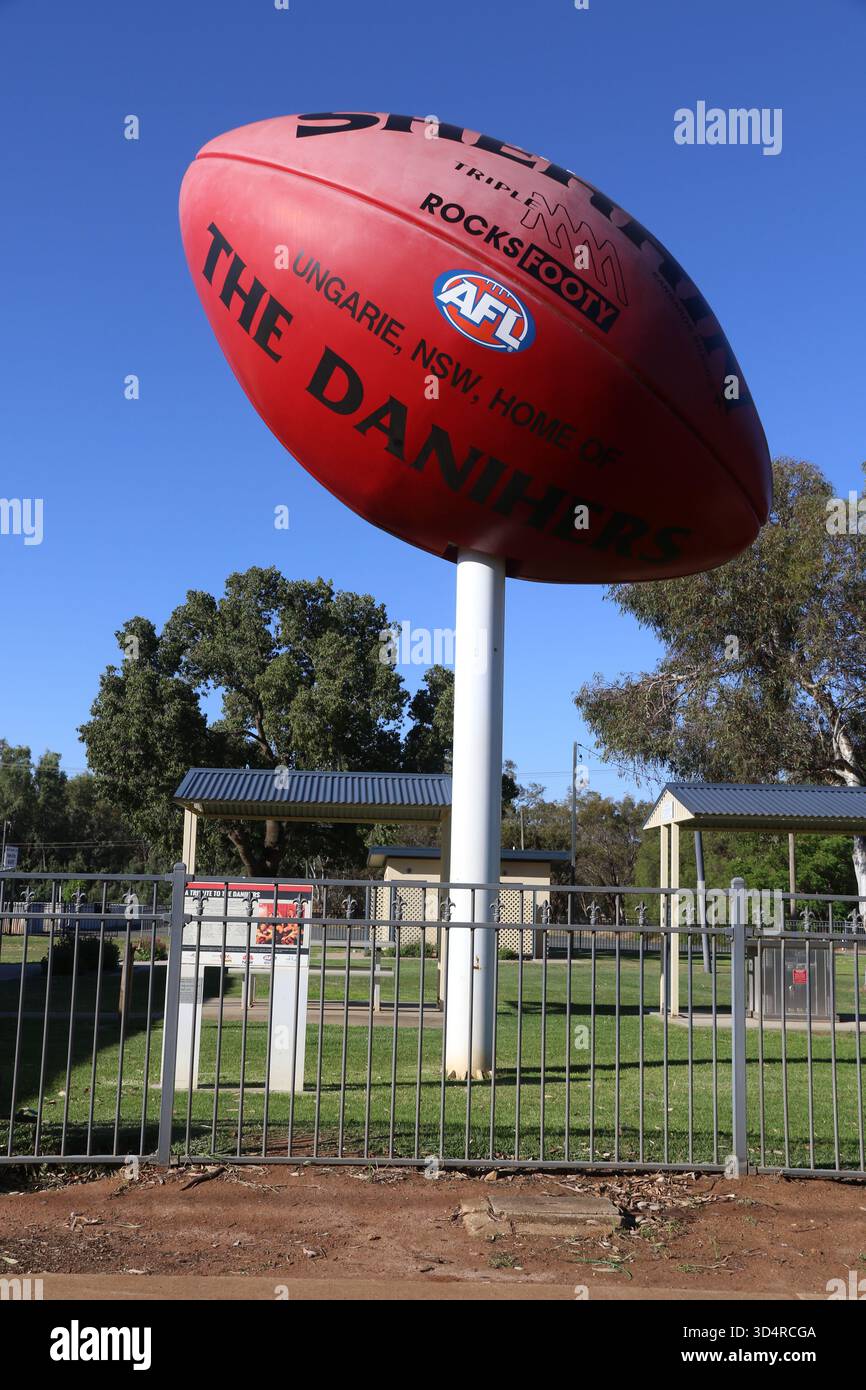 Ungarie, NSW, Australia. 10th November 2025. The Big Football, Ungarie ...