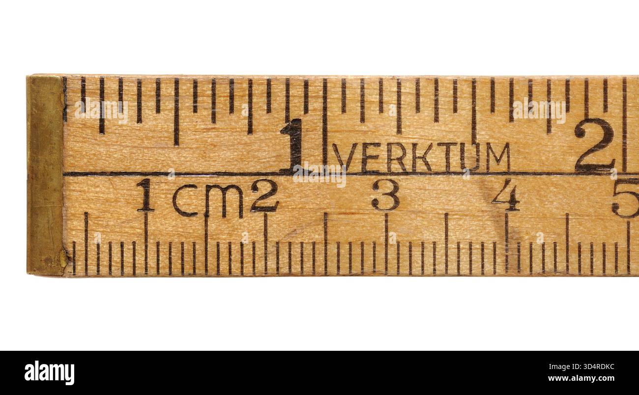 White folding stick black scale hi-res stock photography and images - Alamy