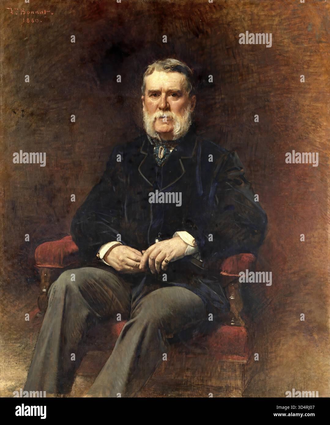 John Taylor Johnston (1820–1893) – Léon Bonnat Stock Vector Image & Art ...