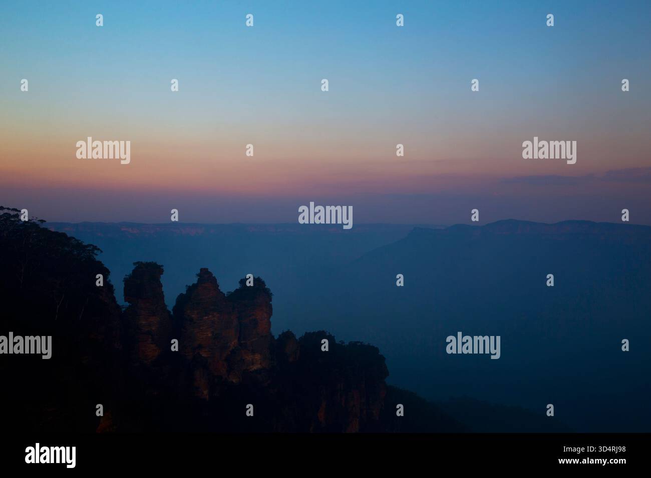 The Three Sisters is essentially an unusual rock formation representing ...