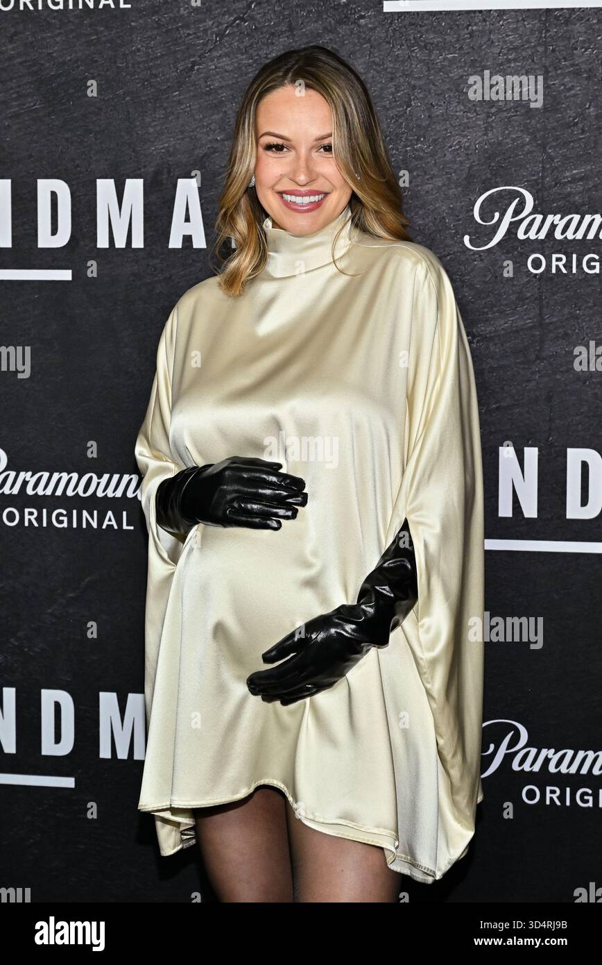 Kayla Wallace attends the Paramount+ premiere of "Landman" Season 2 at ...