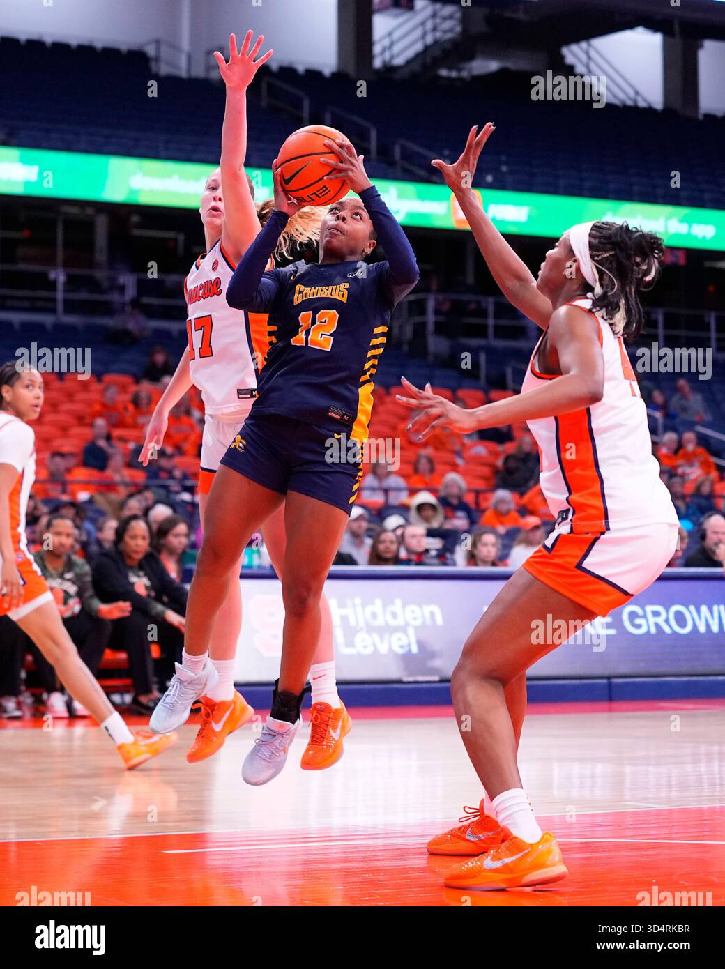 SYRACUSE, NY - NOVEMBER 11: Canisius Golden Griffins Guard Saige ...