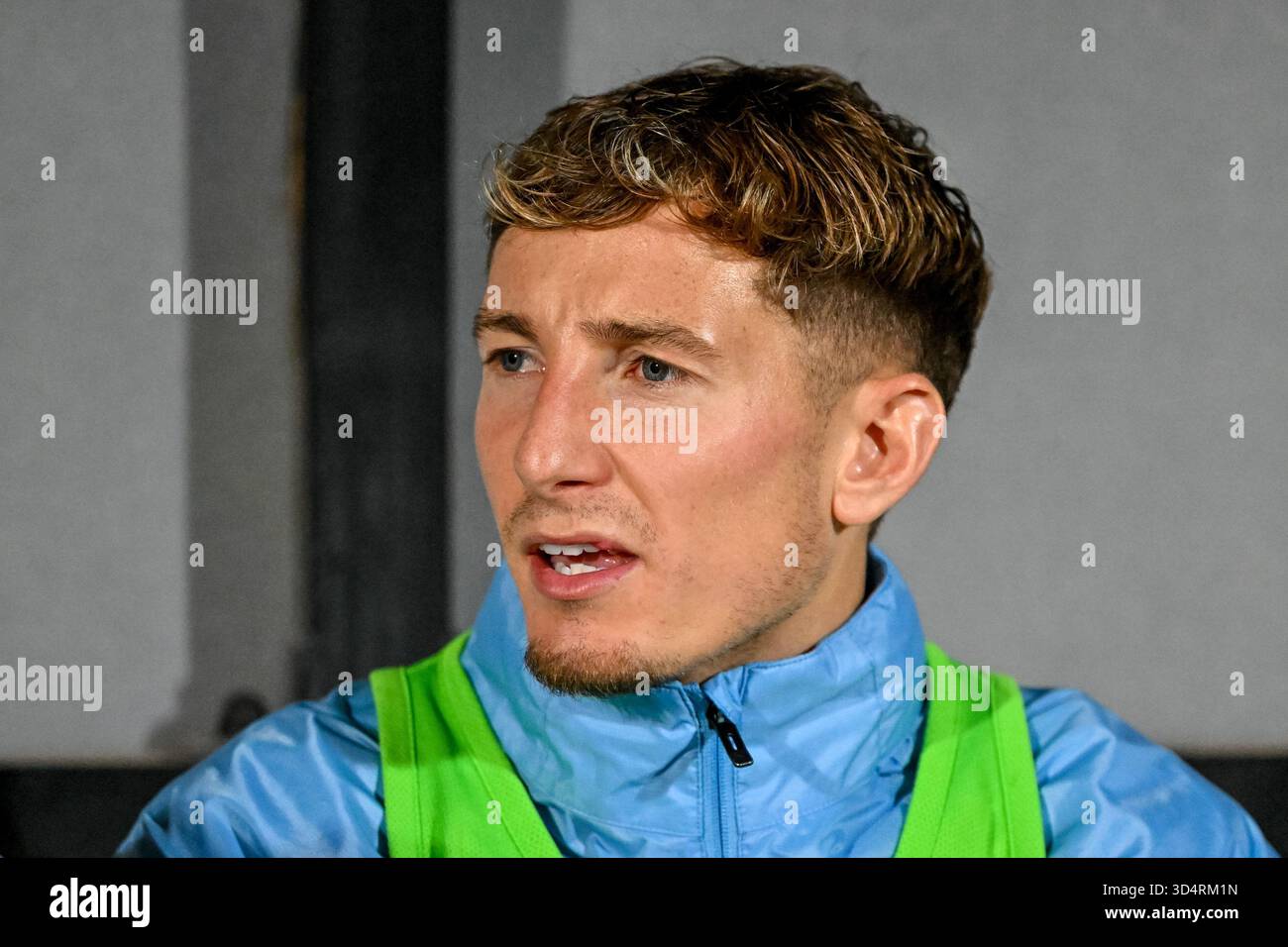 Will Davies of Fleetwood Town during the The Vertu Trophy Group G match ...