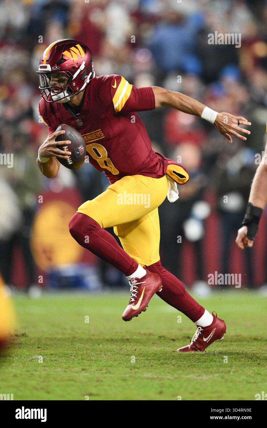 Washington Commanders quarterback Marcus Mariota (8) in action during ...