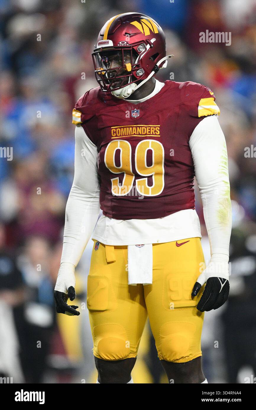 Washington Commanders defensive tackle Javon Kinlaw (99) in action ...
