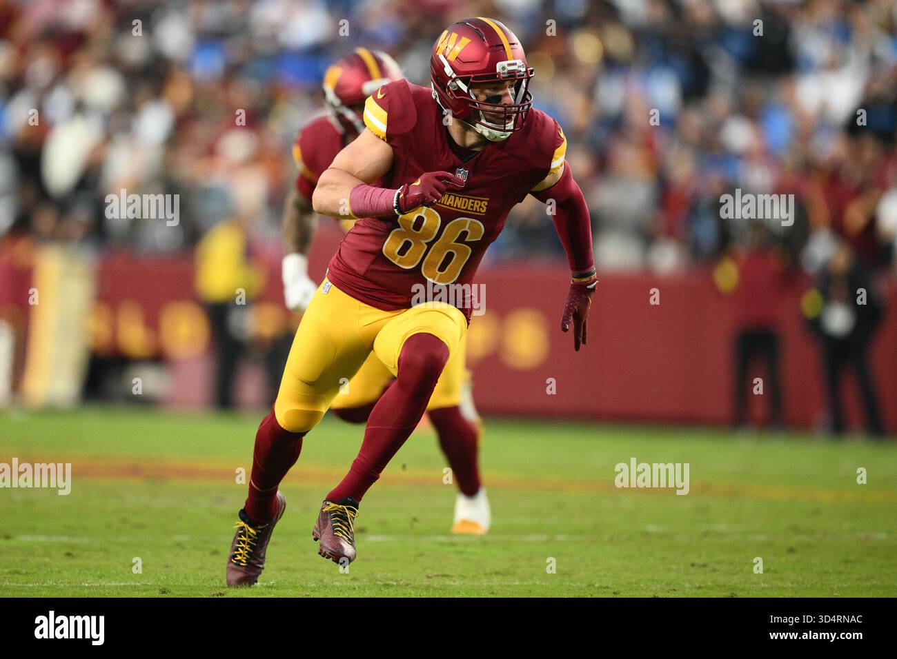 Washington Commanders tight end Zach Ertz (86) in action during the ...