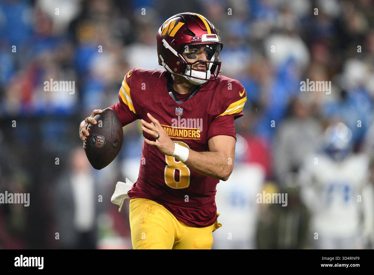 Washington Commanders quarterback Marcus Mariota (8) in action during ...