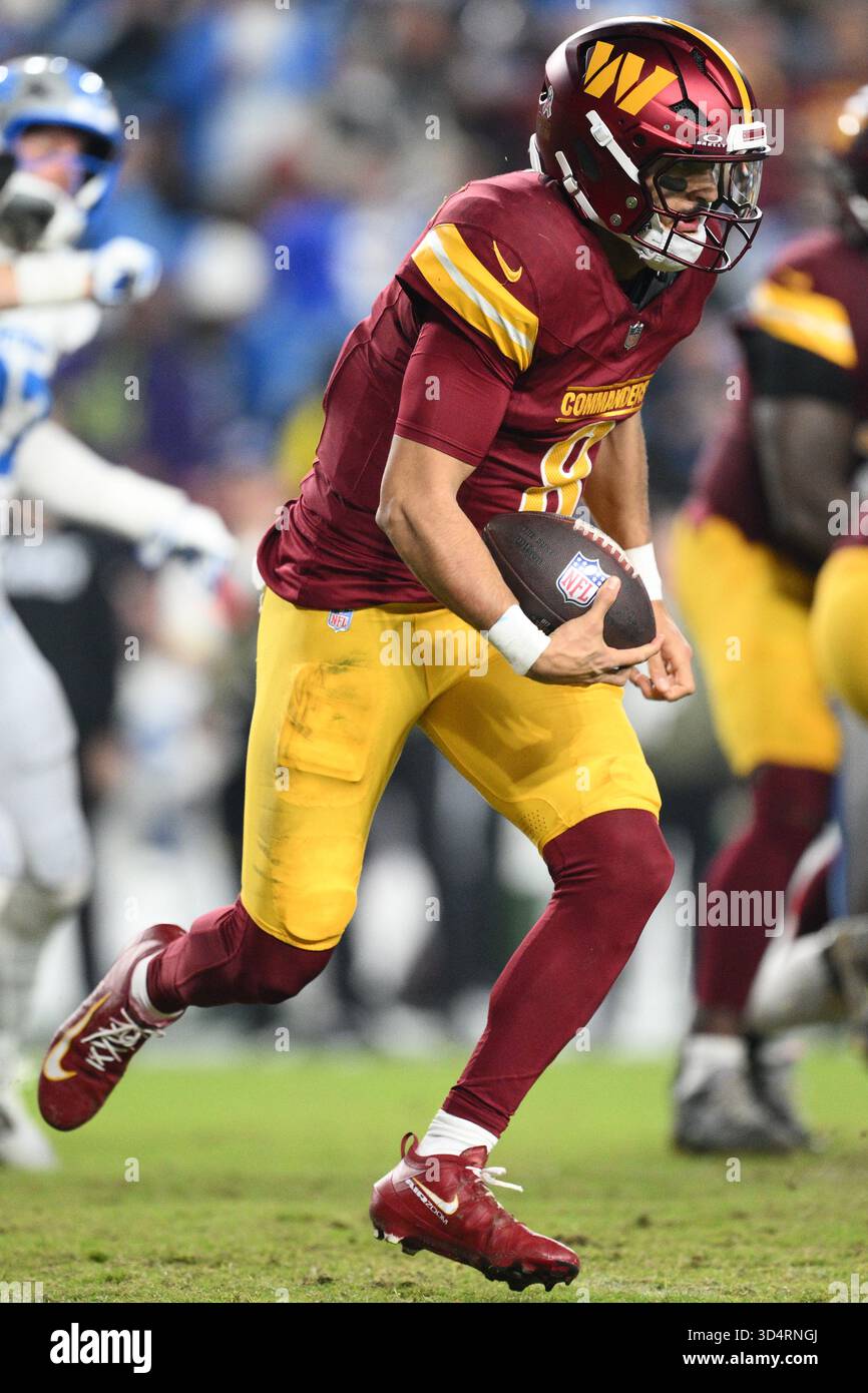 Washington Commanders quarterback Marcus Mariota (8) in action during ...