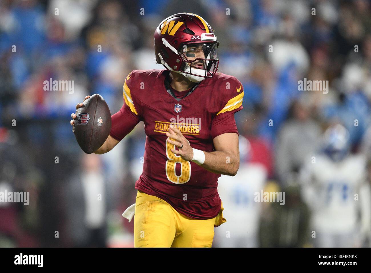 Washington Commanders quarterback Marcus Mariota (8) in action during ...