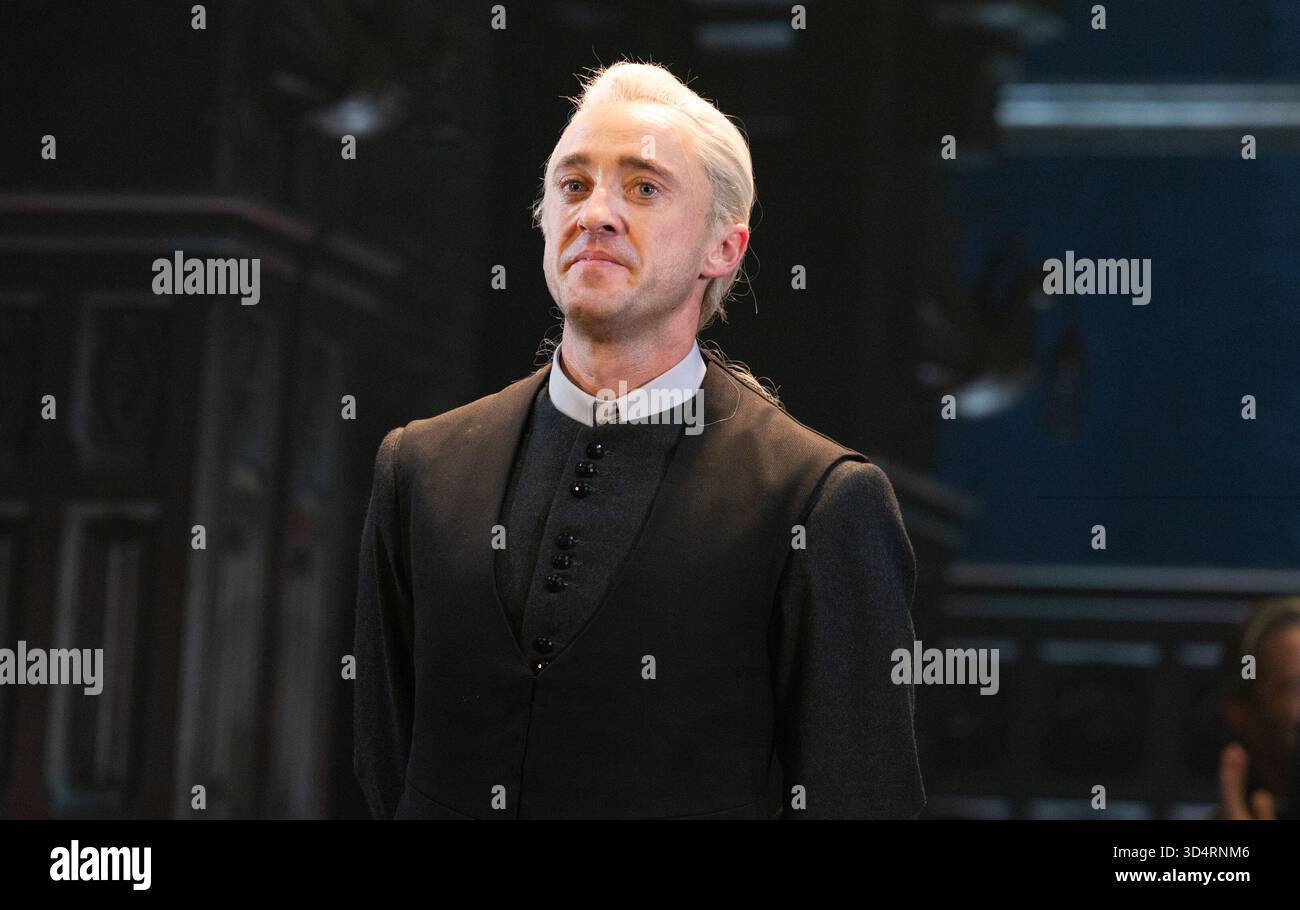 Actor Tom Felton takes first bows in "Harry Potter and the Cursed Child ...