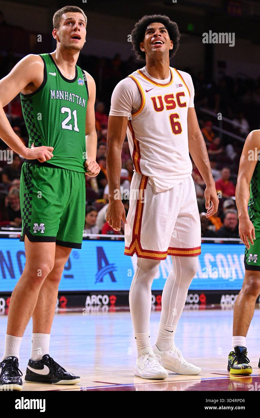 LOS ANGELES, CA - NOVEMBER 09: USC Trojans forward Jacob Cofie (6 ...