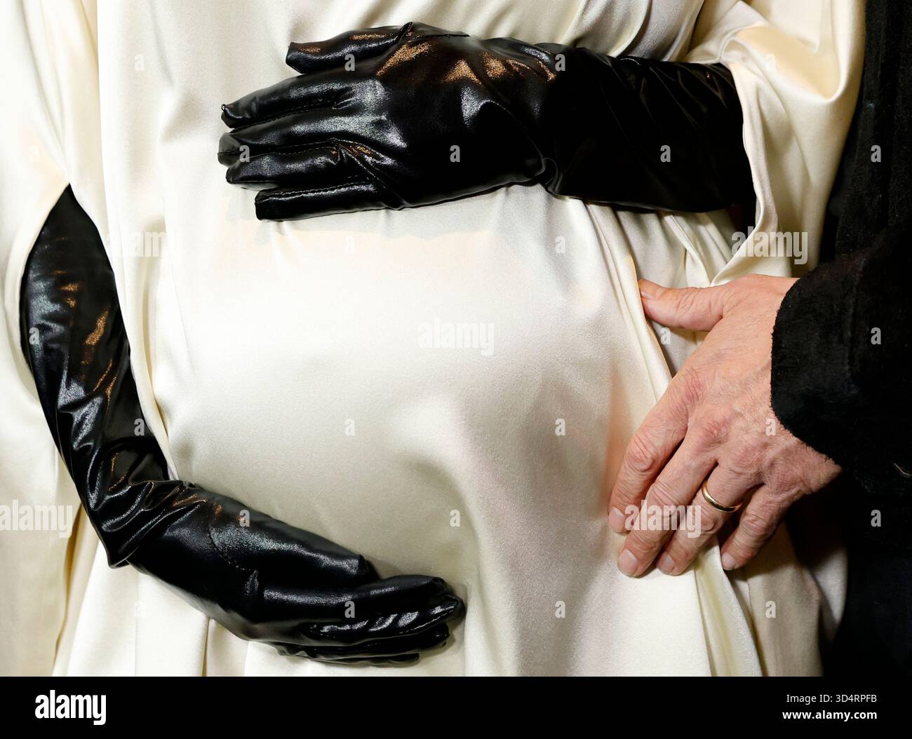 Kayla Wallace and Kevin McGarry arrive on the red carpet for Paramount+'s "Landman" Season 2 ...