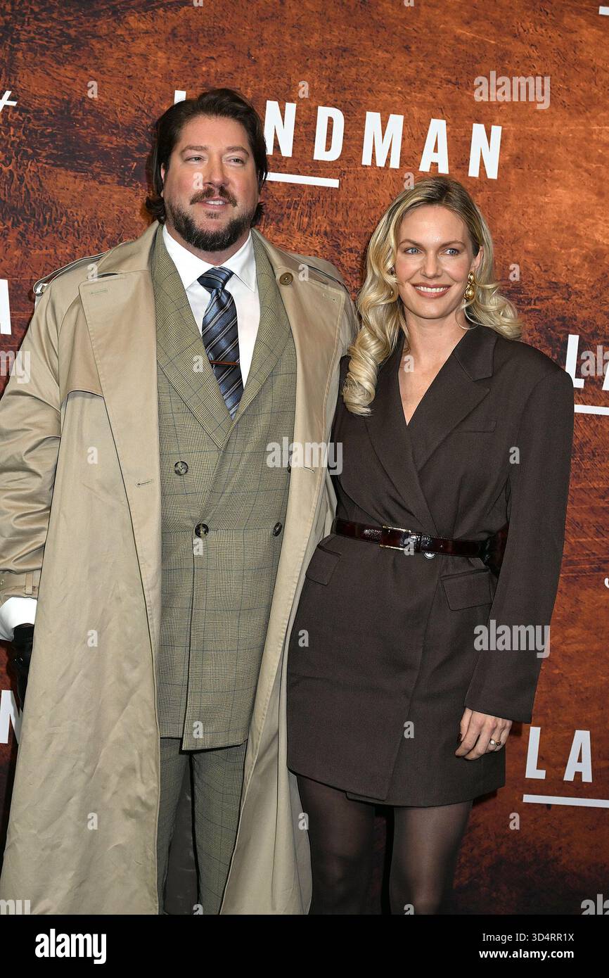 Tanner Beard and Rachel Zimmerman attend the New York Premiere ...