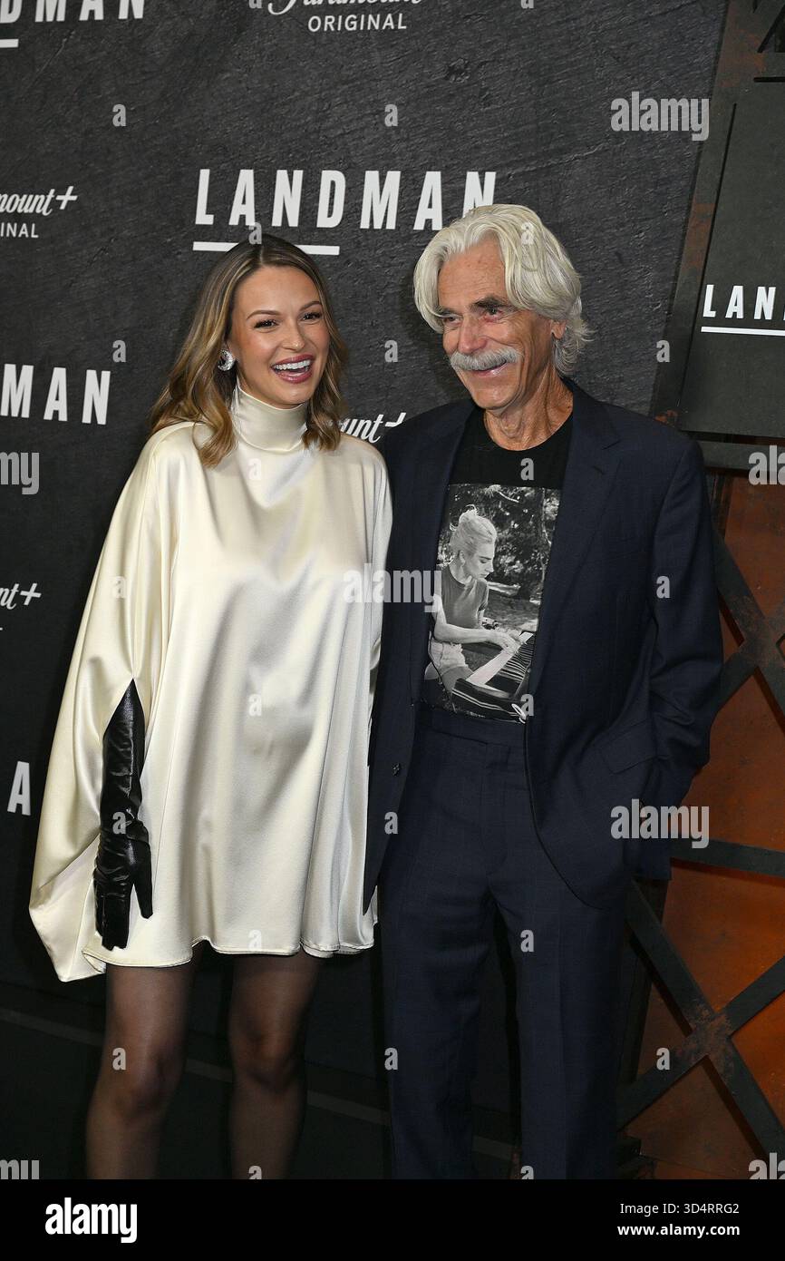 Kayla Wallace and Sam Elliott and attend the New York Premiere ...
