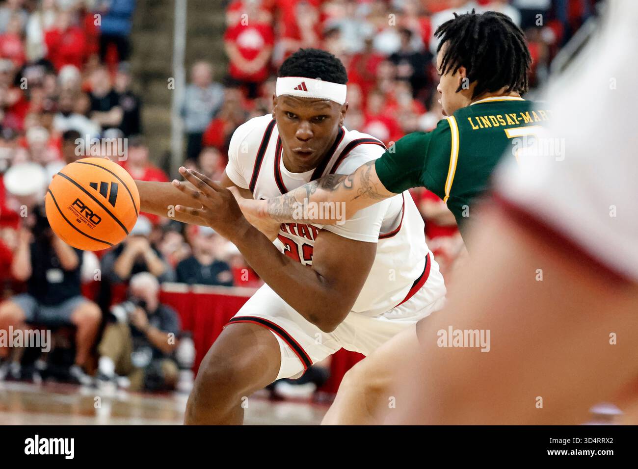 North Carolina State's Ven-Allen Lubin (22) drives the ball against UAB ...