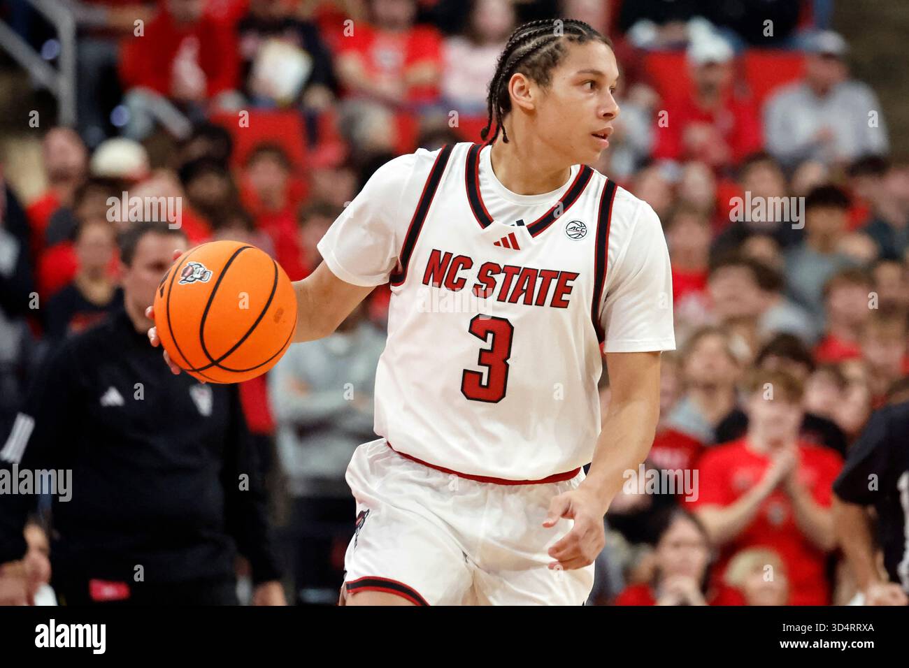 North Carolina State's Matt Able (3) brings the ball up the court ...