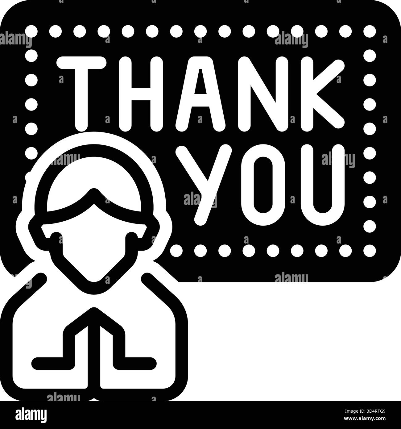 Icon for appreciation message, appreciation Stock Vector Image & Art ...