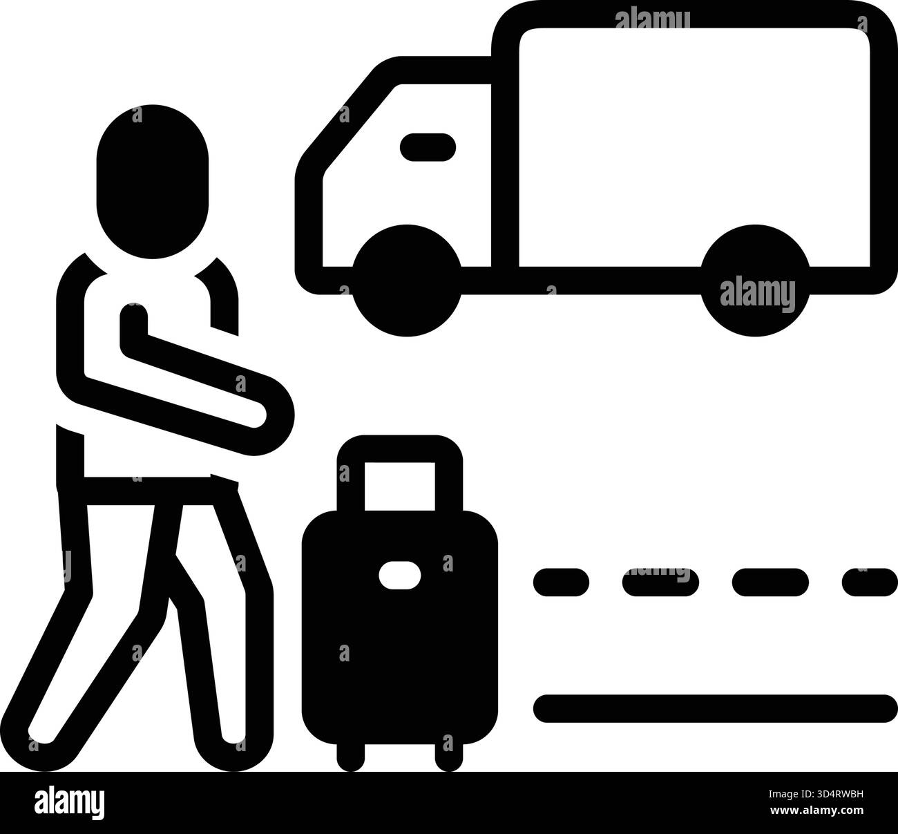 Icon for commuter route, commuter Stock Vector Image & Art - Alamy