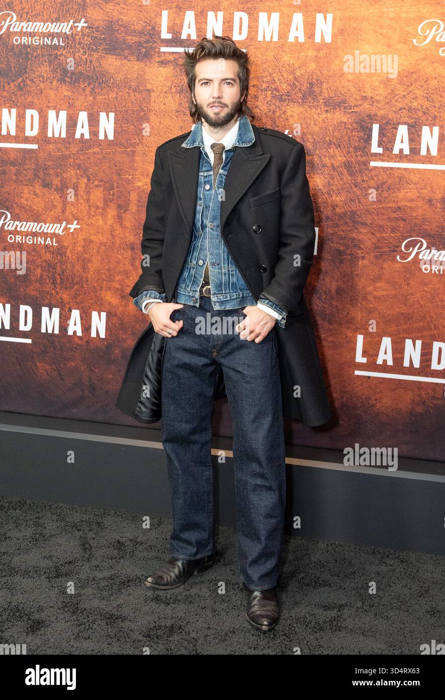 Guy Burnet attends 'Landman' season 2 premiere at Alice Tully Hall at ...