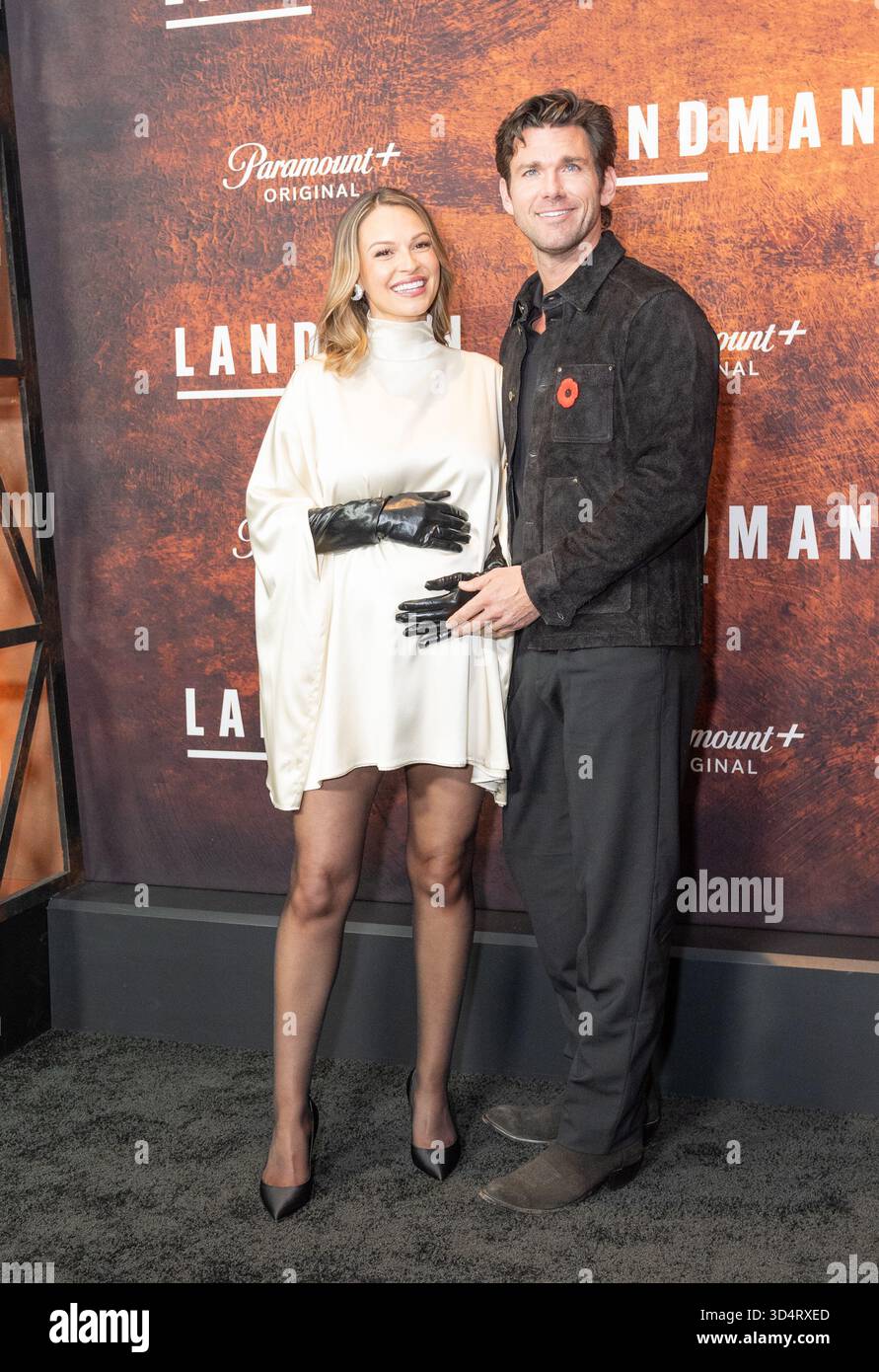 Kayla Wallace and Kevin McGarry attend 'Landman' season 2 premiere at Alice Tully Hall at ...
