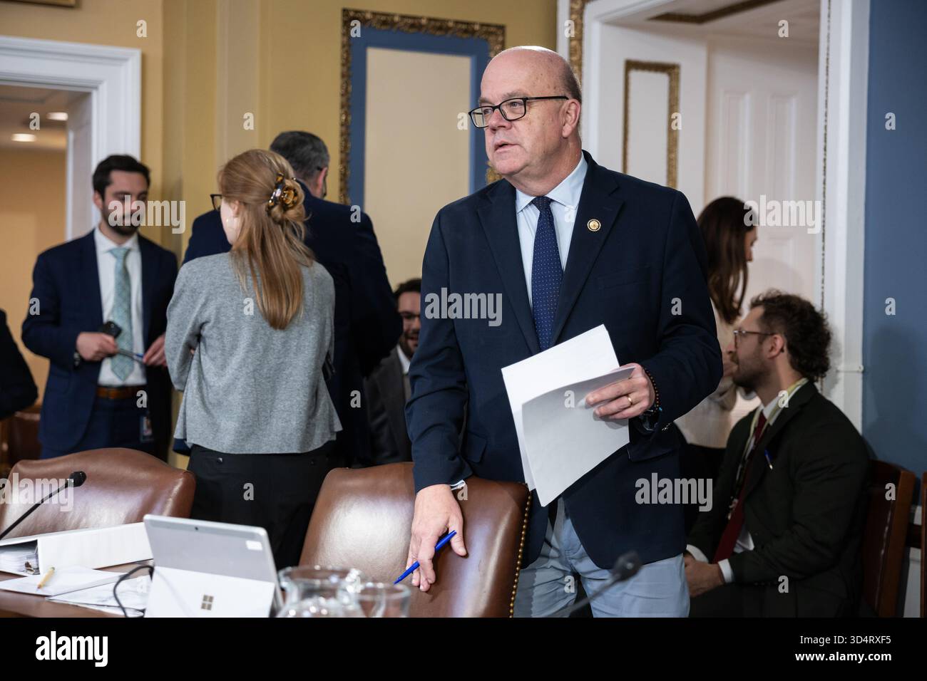 House Rules Committee Ranking Member Jim McGovern (D-Mass.) arrives for ...