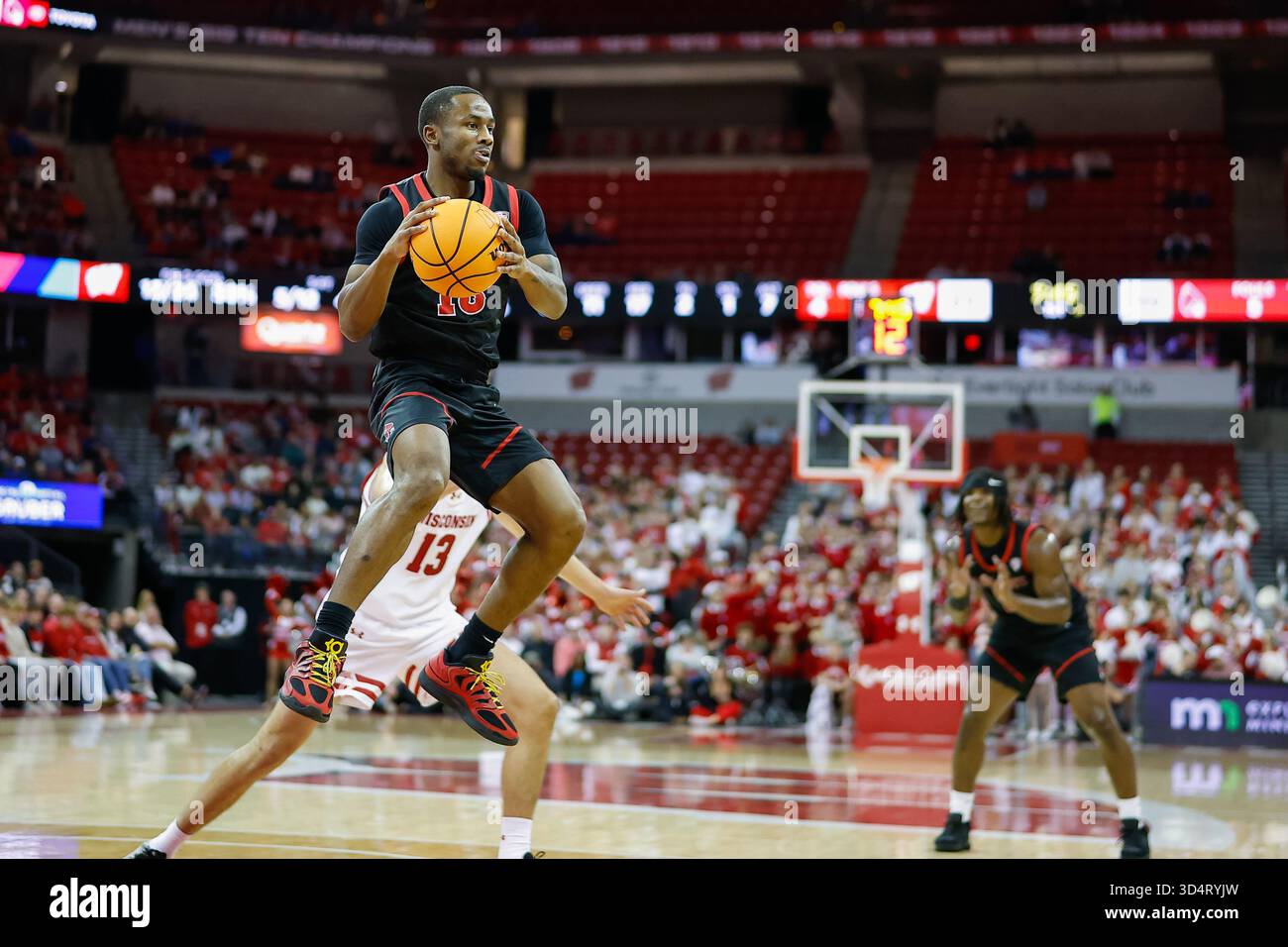 November 11, 2025: Ball State Cardinals guard Devon Barnes (13) looks ...