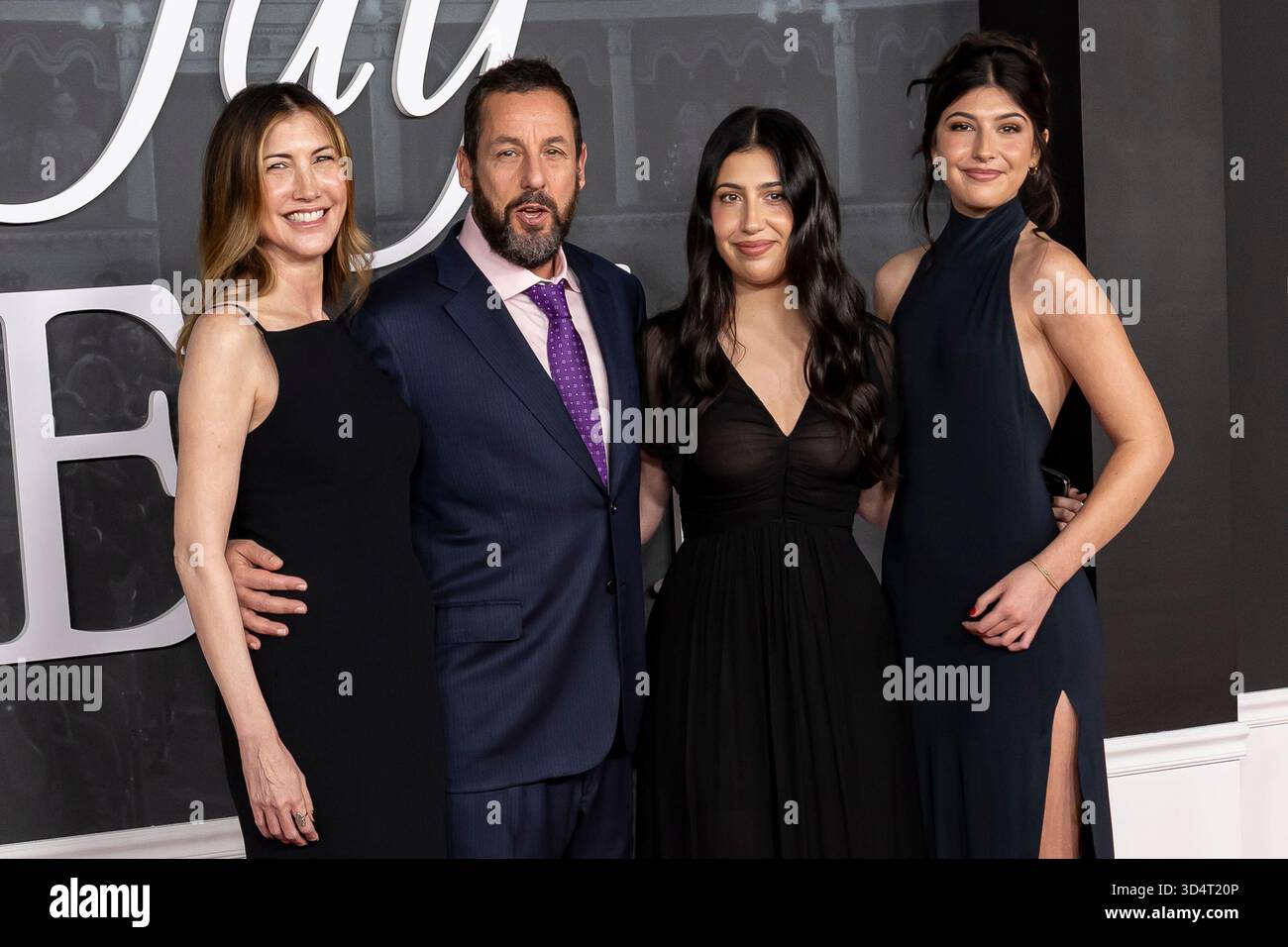Jackie Sandler, Adam Sandler, Sadie Sandler and Sunny Sandler attend ...