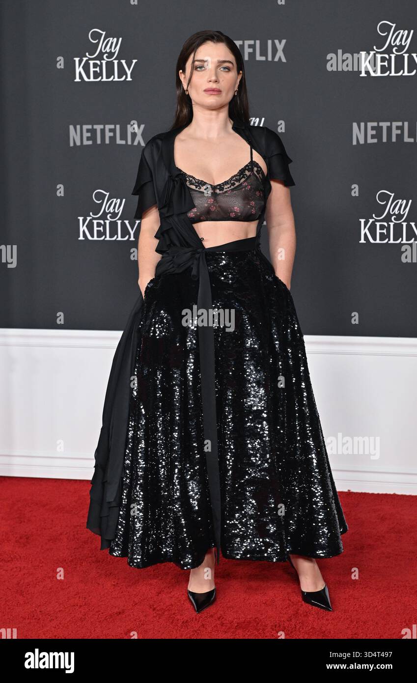 Eve Hewson arriving to the Los Angeles premiere of “Jay Kelly” at the ...