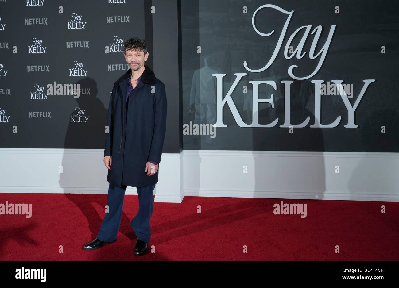 James Frain arrives at the premiere of "Jay Kelly" on Tuesday, Nov. 11 ...