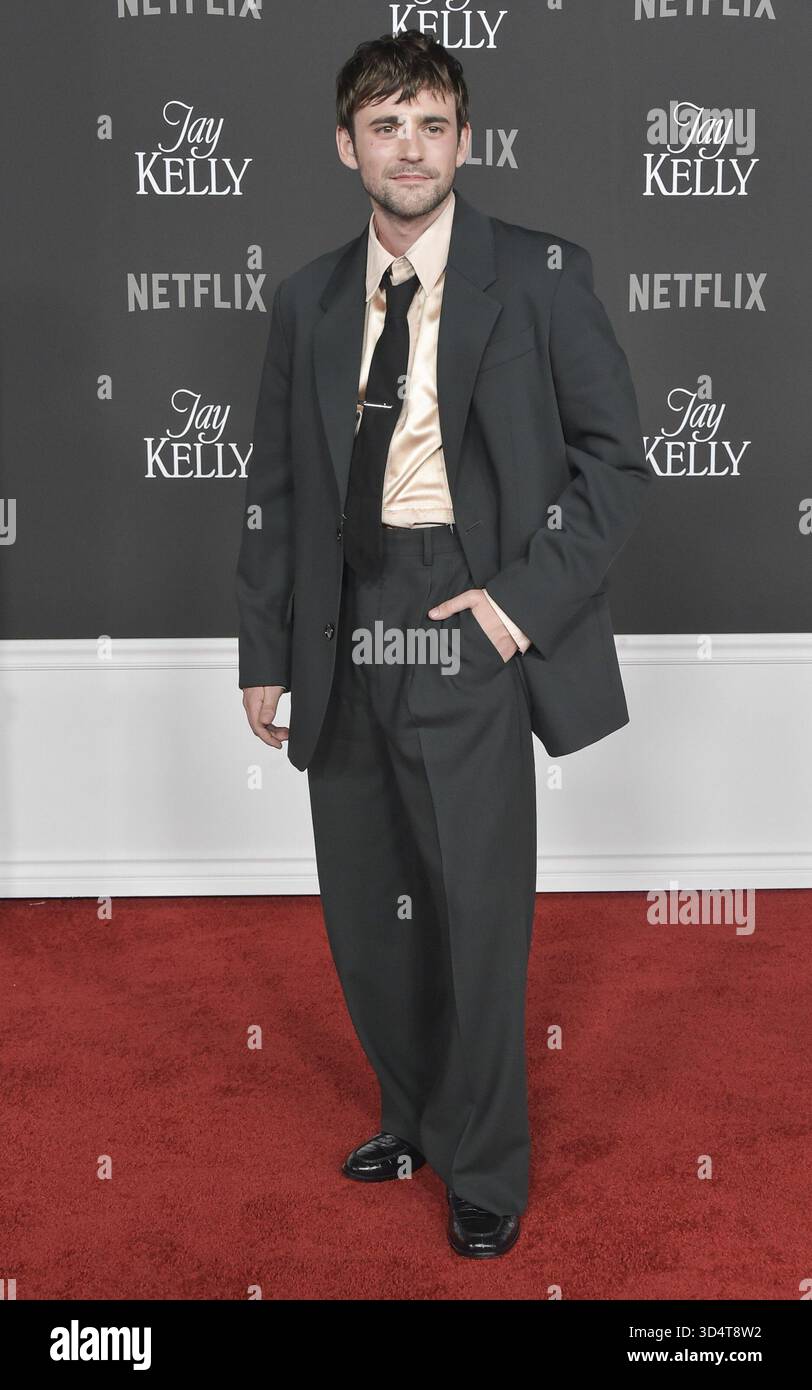 Charlie Rowe at arrivals for JAY KELLY Premiere, The Egyptian Theatre ...
