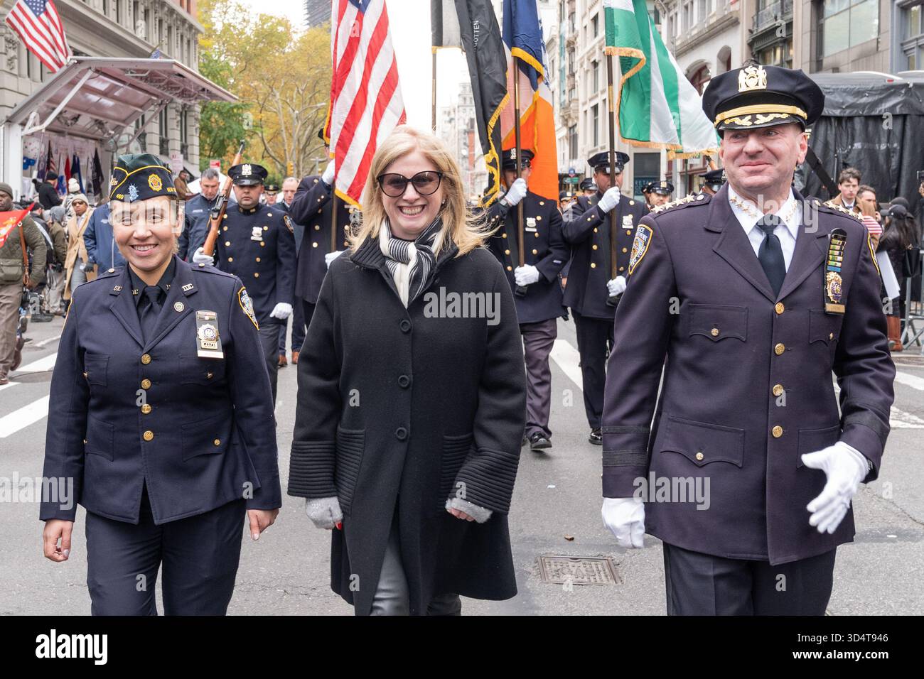 Police Commissioner Jessica Tisch and Chief of the NYPD Department ...